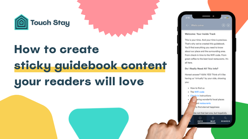 How to create sticky guidebook content your readers will love | Touchstay